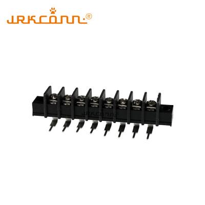 China 7.62mm Pitch Screw-Clamp Barrier Terminal Block Connector with 15A Rated Current for sale