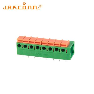 China 5.08/7.62mm Pitch PA66 Housing PCB Spring Terminal Block for Tool-Free Connection for sale
