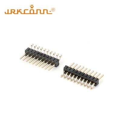 China 2mm Pitch Gold Plated Horizontal SMT Pin Header Connector for PCB Boards for sale