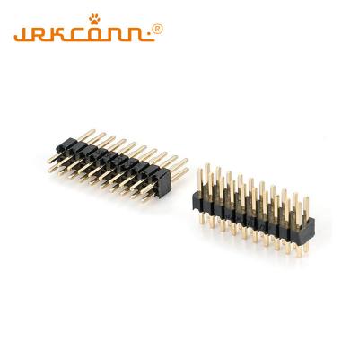 China 2.0mm Pitch Double Row Gold Plated Pin Header Connector for PCB Applications for sale