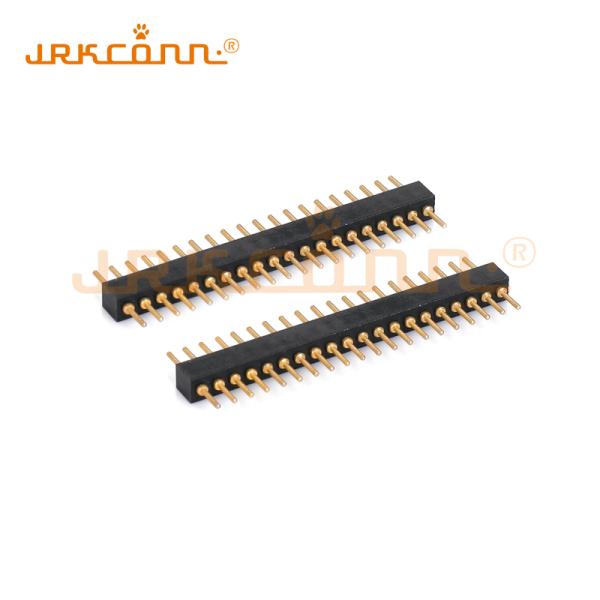 Quality 1.778mm Single Row Straight Machined Pin Header Connectors With Gold Plating for sale