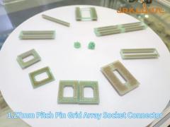 Conectores de PGA Gold Flash Sockets Thermoplastic Polyester Gold Flash Tipos de tomada de energia