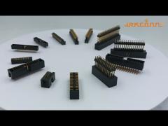 1.27mm en double rangée boîte de tête connecteur non standard 180 degrés plaqué or