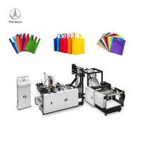 China PLC Control Non Woven D Cut Bag Making Machine 130pcs/ Min for sale