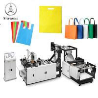 China PLC Control Non Woven D Cut Bag Making Machine 130pcs/ Min for sale