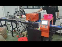Earloop Facial Flat Mask Machine / 3 Ply Nonwoven Face Mask Machines / 3 Layers Mask Making Machine