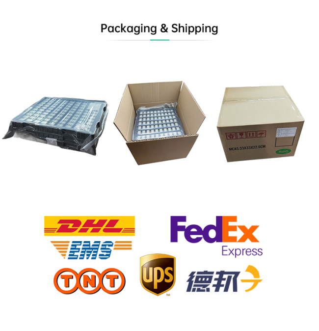 High-Frequency Gold-Plated 6U Network Port Ethernet RJ45 Connector - Technical Diagram 10