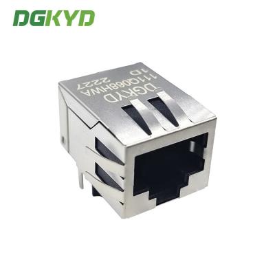 China Van de havenpcb van DGKYD111Q068HWA1D Gigabit lightless enige van het de schakelaar in-line netwerk de contactdoos modulaire hefboom RJ45 Te koop