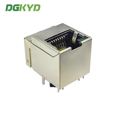 China DGKYD511B207AB2A1DP068 180 graad ingekerfte RJ45-de filterpoe 6U van schakelaarethernet netwerkinterface Te koop