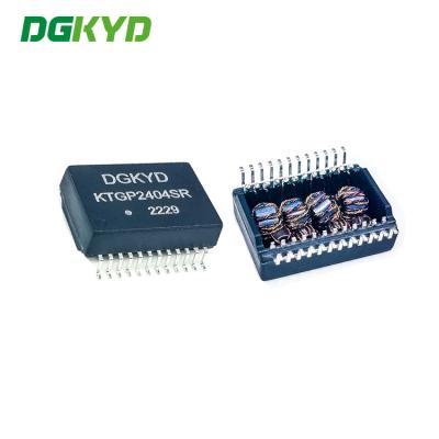 China KTGP2404SR 1000BASE-TX integrierte Ethernet-Transformator-Gigabit Ethernet-Filter POE 24PIN SMD zu verkaufen