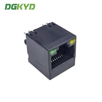 Китай KRJ-5224GYWKNL 180 гнезда сетевого порта степени соединитель пакета RJ45 встроенного пустой со светом без экрана продается