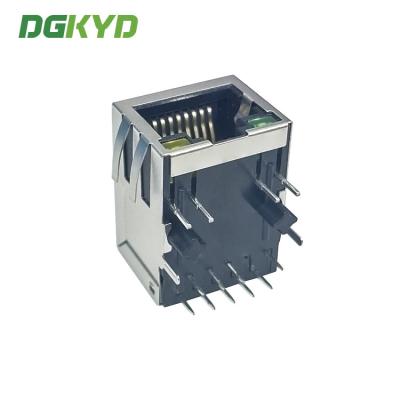 China DGKYD111B089DB1A1DPQ RJ45-de schakelaar van de netwerkinterface lusje-ONDERAAN 1X1 10/100BASE POE zonder 8 spelden Te koop