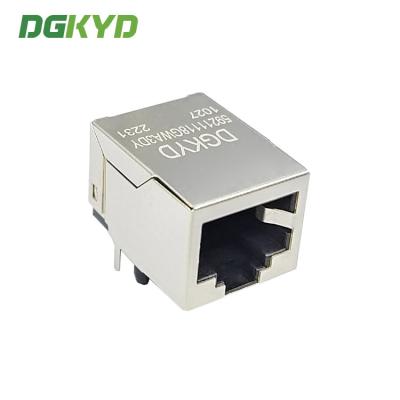 China DGKYD59211118GWA3DY1027 Single-Cell RJ45 Connector, No Light, No Wings, 8P8C, No Filter, Network Interface for sale