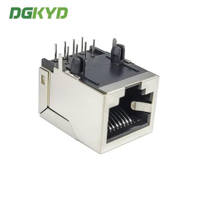 China DGKYD59211118GWA3DY1027 Single-Cell RJ45 Connector, No Light, No Wings, 8P8C, No Filter, Network Interface for sale