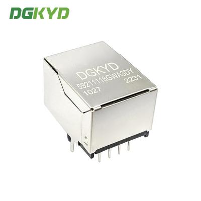 China DGKYD59211118GWA3DY1027 Single-Cell RJ45 Connector, No Light, No Wings, 8P8C, No Filter, Network Interface for sale
