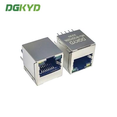 China KRJ-1812QYGZNL Gigabit magnetisches modulares Rj45 Lan Jack, 1000Mb asphaltieren rj45 abschirmte Verbindungsstück zu verkaufen