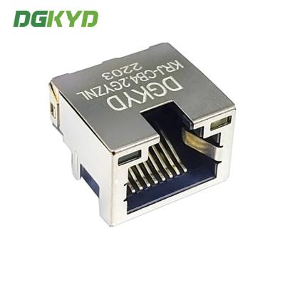China KRJ-CB4.2GYZN Metal Shielded Dip Low Profile Rj45 Jack for sale