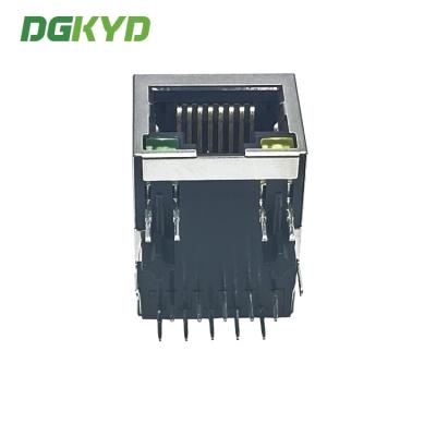 China DGKYD111Q066AB2A1D RJ45-Netwerkschakelaar met Lamp Geen Geïntegreerde Modulaire het Blokinterface van Granaatscherfethernet Gigabit Te koop