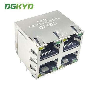China RJ45-multipoortcontactdoos met afgeschermde modulaire blokinterface Te koop