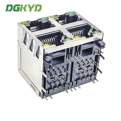 China RJ45-multipoortcontactdoos met afgeschermde modulaire blokinterface Te koop