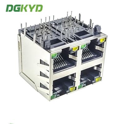 China RJ45-multipoortcontactdoos met afgeschermde modulaire blokinterface Te koop