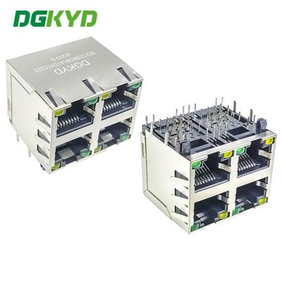 China RJ45-multipoortcontactdoos met afgeschermde modulaire blokinterface Te koop