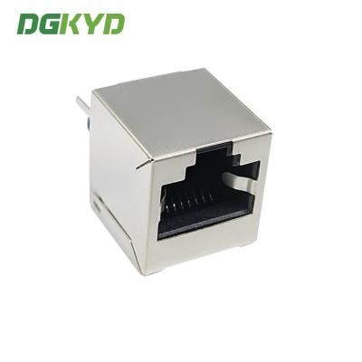 China Sockel DGKYD52241188GWA3D1Y1027 8P8C RJ45 180 Grad-direkte Sockel-Schnittstelle zu verkaufen