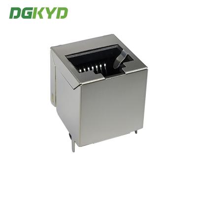 China Sockel DGKYD52241188GWA3D1Y1027 8P8C RJ45 180 Grad-direkte Sockel-Schnittstelle zu verkaufen