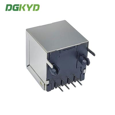 China Sockel DGKYD52241188GWA3D1Y1027 8P8C RJ45 180 Grad-direkte Sockel-Schnittstelle zu verkaufen