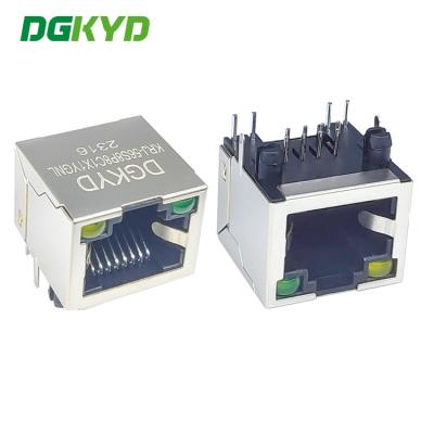 China KRJ-56S8P8C1X1YGNL 8P8C Shielded Connector Without Filter for sale