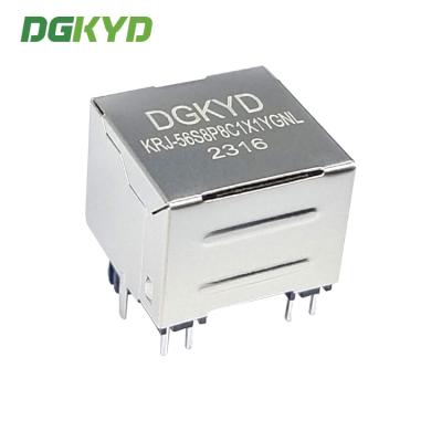 중국 필터 없는 KRJ-56S8P8C1X1YGNL 8P8C 실드형 커넥터 판매용