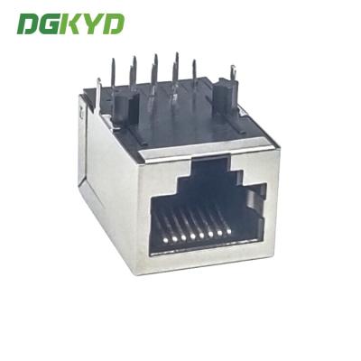 Cina Cavo di Ethernet BASSO di DGKYD111B086GWA1D 100 RJ45 Jack modulare con EMI Fingers in vendita