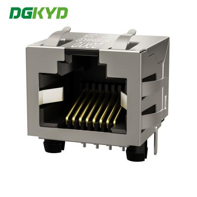Cina DGKYD561188HWA3DY1027 singolo connettore 8P8C Lampless Crystal Head del porto RJ45 in vendita