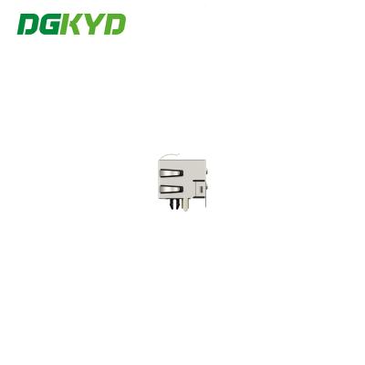 중국 RJ45 모듈형 블록 인터페이스 Cat6 PCB 잭 이더넷 RJ45 여성 커넥터 DGKYD561688HWA1D9Y1022 판매용