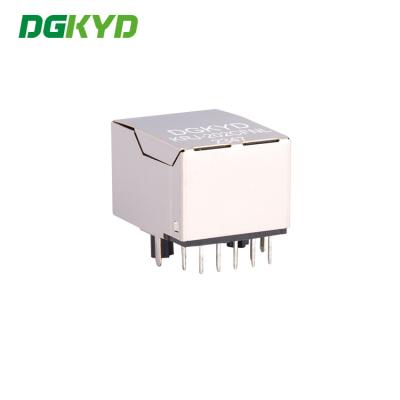 China KRJ-202CFNL Gigabit RJ45 Signal Transmission Socket Crystal Head Card Port Downward No Light Belt Shielding for sale