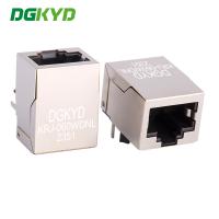 China KRJ-060WDNL RJ45 Power Grid Interface Connector with Filter - 8 Position, 21.3mm Length, 10/100 BASE-T/TX for sale