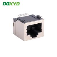 China KRJ-56SMTNL Single Port RJ45 Network Socket 8-Position 1000BASE-T Without Filter SMD Mount for sale