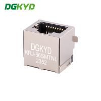 China KRJ-56SMTNL Single Port RJ45 Network Socket 8-Position 1000BASE-T Without Filter SMD Mount for sale