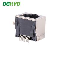 China KRJ-56SMTNL Single Port RJ45 Network Socket 8-Position 1000BASE-T Without Filter SMD Mount for sale