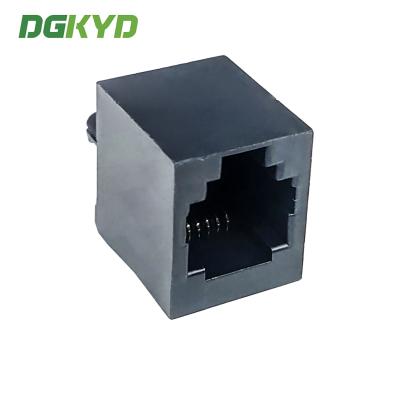 China DGKYD52221166IWA1DY4 RJ45 conector 6P6C tomada de cabo de rede de plástico livre de luz de porta única à venda
