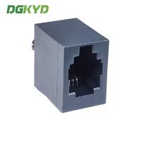 China RJ11 Connector Crystal Head Network Cable Interface 6U Gold Plating Without Light for sale
