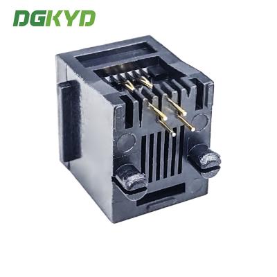 China DGKYD5222E1164IWA1DY1 RJ11 Connector Crystal Head Network Cable Interface Without Light for sale