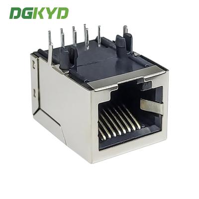 중국 RJ45 8P8C 라이트 스트립 보호 커넥터 없는 DGKYD59211188GWA1DB5 이더넷 소켓 판매용