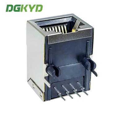 중국 RJ45 8P8C 라이트 스트립 보호 커넥터 없는 DGKYD59211188GWA1DB5 이더넷 소켓 판매용