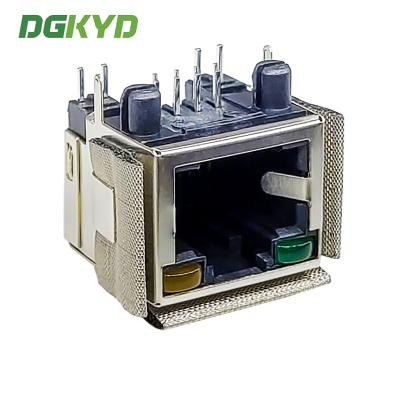 중국 RJ45 직선 커넥터 8P8C 광 스트립 보호 50U 모듈식 소켓 RJ45 인터페이스 DGKYD561188RB5A2DB7M 판매용