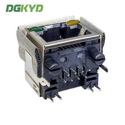 중국 RJ45 직선 커넥터 8P8C 광 스트립 보호 50U 모듈식 소켓 RJ45 인터페이스 DGKYD561188RB5A2DB7M 판매용