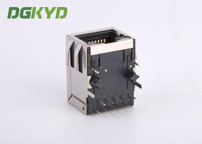 중국 단 하나 Rj45 이더네트 잭은 변압기/일반적인 형태 초크, 지도된 Og/Y를 통합했습니다 판매용