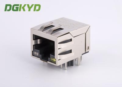 중국 단 하나 Rj45 이더네트 잭은 변압기/일반적인 형태 초크, 지도된 Og/Y를 통합했습니다 판매용
