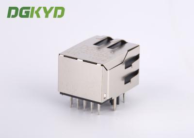 중국 단 하나 Rj45 이더네트 잭은 변압기/일반적인 형태 초크, 지도된 Og/Y를 통합했습니다 판매용