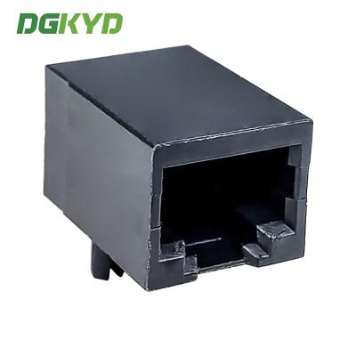 중국 RJ45 커넥터 5921 비 램프 완전히 플라스틱 8P8C 둥근 핀 소켓 DGKYD59211188IWA1DY1 판매용